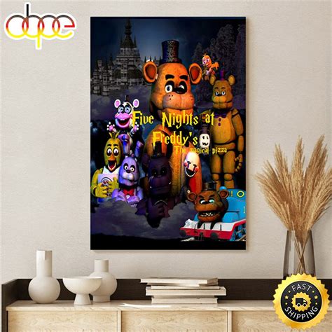 The Five Nights At Freddys Poster Fnaf Canvas Poster