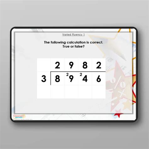 Year 6 Short Division Reasoning And Problem Solving Resource