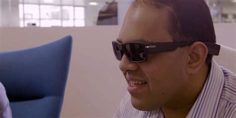 Microsoft Ai Sunglasses For The Blind Business Insider