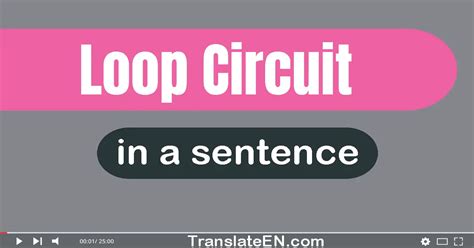 loop circuit in a sentence