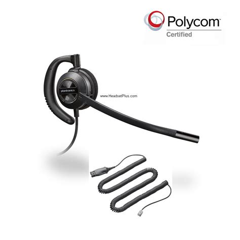 Plantronics Hw530 Poly Polycom Phone Compatible Headset