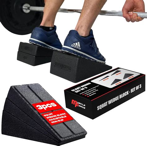 Squat Wedge Block Calf Stretcher For Stretching Weightlifting