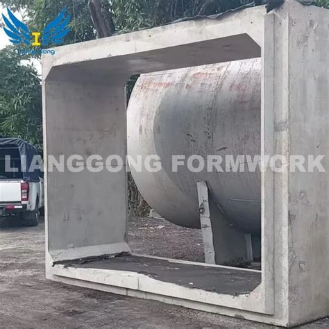 Innovative Eco Friendly Quick Assembly Precast Steel Culvert Formwork For Urban Water Management