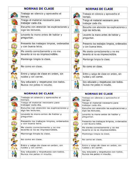 Normas De Clase Pdf