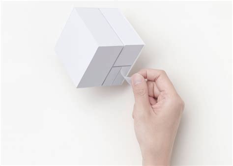 Nendos Block Memo Pad Peels Apart Like A 3d Puzzle