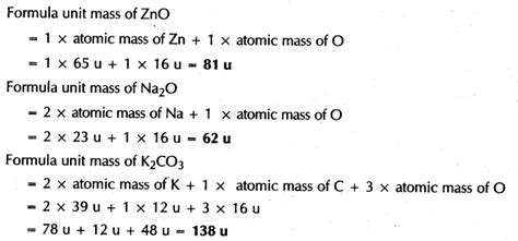 Revision Notes For Science Chapter 3 Atoms And Molecules Class 9th