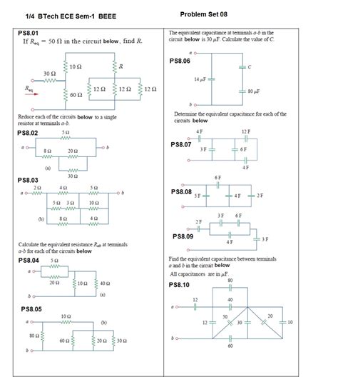 freshers svit 2017 problem set 08 resistor capacitor combinations
