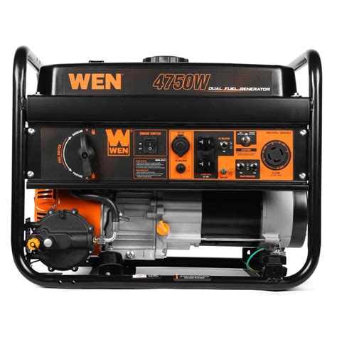 Wen Df472 4750 Watt 120v240v Dual Fuel Portable Generator — Wen Products