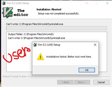 Vim Install Fails With Error Code 2 · Issue 500 · Microsoftwinget Cli · Github