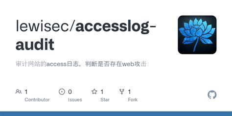 Github Lewisecaccesslog Audit 审计网站的access日志，判断是否存在web攻击