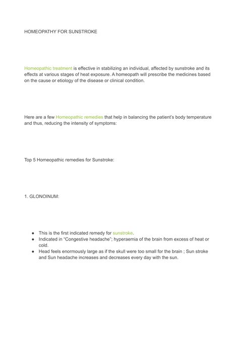 Ppt Sunstroke Causes And Treatment Rootcure Homeopathy Powerpoint Presentation Id11775199