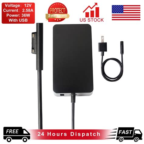 Surface Pro Usb Adapter Microsoft Surface 65w Power Supply Charger