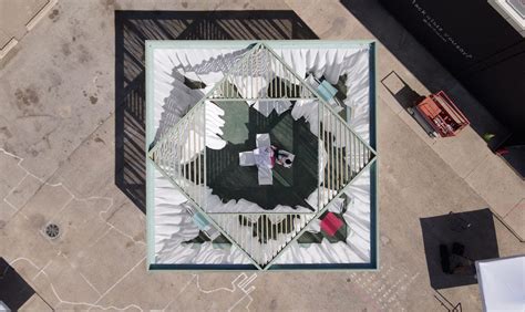 The Center Wont Hold Is A Pavilion Designed To Optimise Public Space