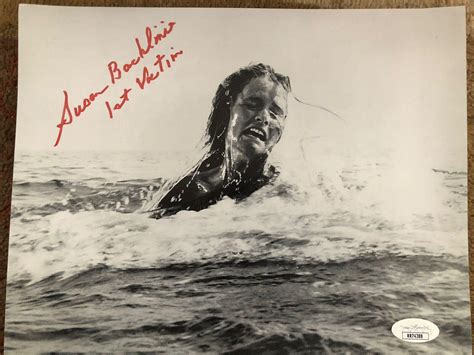 Jaws Actress Susan Backlinie As Chrissie 1st Victim Signed 8x10 Jsa