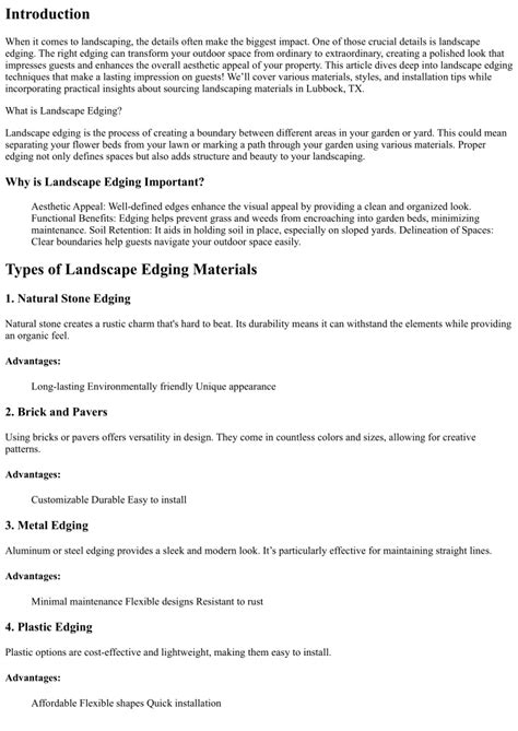 Ppt Landscape Edging Techniques That Make A Lasting Impression On Guests Powerpoint