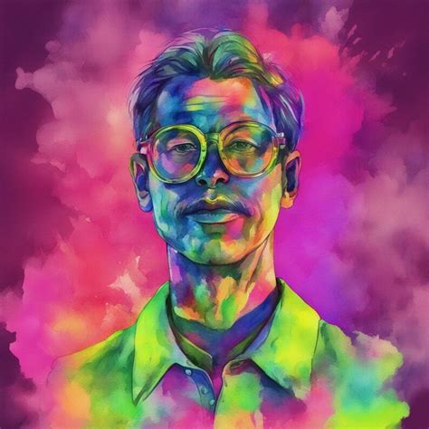 Grunge Glasses Man With Beard Png Bundle For 3d Illusion Laser