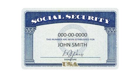 Social Security Card Font