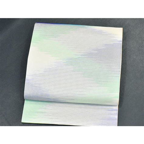 春夏秋冬オールシーズン使える 本場筑前 博多織 松装織物謹製 繧繝霞 全通 正絹 博多帯 紋八寸名古屋帯 現品限り おしゃれ用 八寸帯 新品