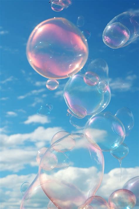 11 Most Aesthetic Wallpapers Bubbles Wallpaper Rainbow Aesthetic Bubble Pictures