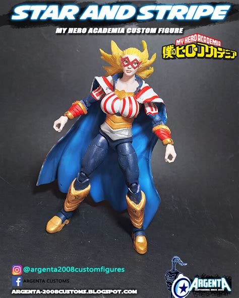 Star And Stripe My Hero Academia Custom Action Figure