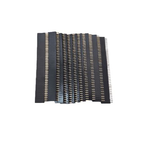 pack de 10 conectores hembra 40 pines pcb mci electronics