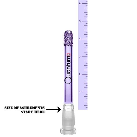 Quantum Sci Glass Downstem Purple Quantum Scientific Glass