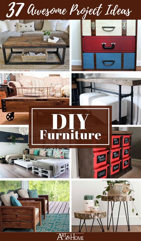 37 Awesome Diy Furniture Projects For Your Home Art And Home