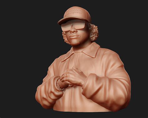 👤 Eazy E Bust 3d Print Model・ Stl File For 3d Printing And Cnc