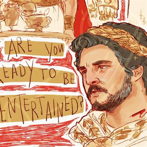 Marcus Acacius Pedro Pascal Gladiator Print Etsy