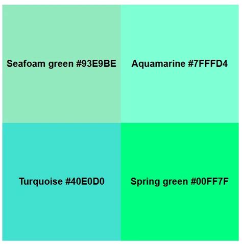Seafoam Green Color Meaning Hex Code And Uses