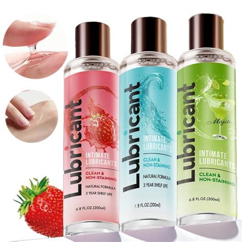 6 8 Fl Oz Water Based Lubricant For Men And Women Safe Skin Friendly Non Irritant Sex Lube