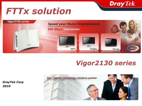 Ppt Draytek Vigor2130 Series Next Gen Networking Solutions Powerpoint Presentation Id 8766858