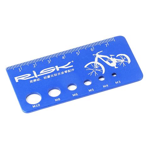 Metric Screw Measuring Thread Pitch Measure 4 M5 M6 10 Size Checker