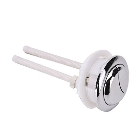 Toilet Dual Flush Round Head Push Button Electropl Grandado