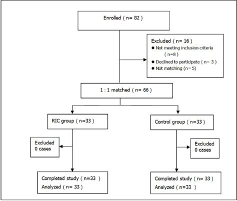 Trial Flow Ric Indicates Remote Ischemic Conditioning Download Scientific Diagram