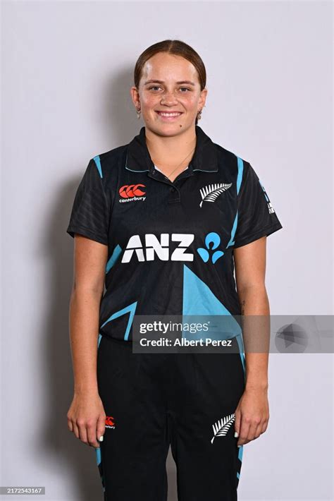 Eden Carson Poses During A New Zealand Womens Cricket Headshot News Photo Getty Images