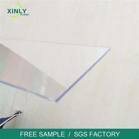 Clear Solid Polycarbonate Sheet For Glazing And Safety Glass