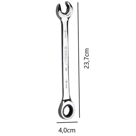 Chave Combinada Speedy Com Catraca 18mm Belzer