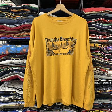 Anima × Gu × Streetwear Anime Thunder Breathing Grailed