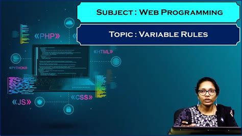 Lec53web Programming Variable Rules By Mrs G Sowmya Youtube