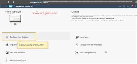 Implementation Cockpit