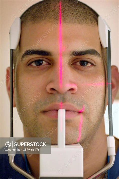 Male Patient X Raying His Teeth And Jaw By Digital Radiology Superstock