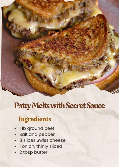 Best 12 Patty Melt With Secret Sauce Artofit