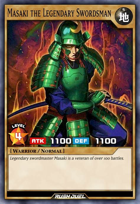 Masaki The Legendary Swordsman By Every Rush Duel Card On Deviantart