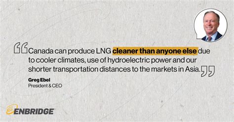 Enbridge On Linkedin Greg Ebel Our President And Ceo Discusses The Role Canadian Lng Can Play…