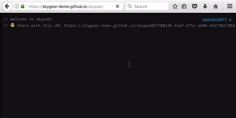 GitHub Skygear Demo Skypad Skypad