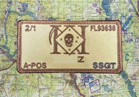 21 Marines Kill Patch For Plate Carrier