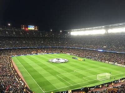 Free Photo Football Stadium Barcelona Camp Nou Sport Stadium