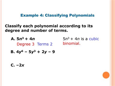 PPT Understanding Polynomials Classification Degrees PowerPoint Presentation ID 9630776