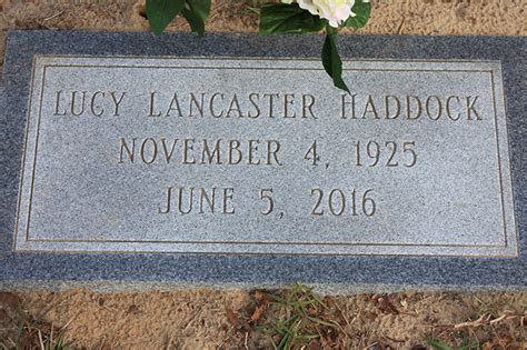 Lucy Hilda Lancaster Haddock 1925 2016 Memorial Find A Grave
